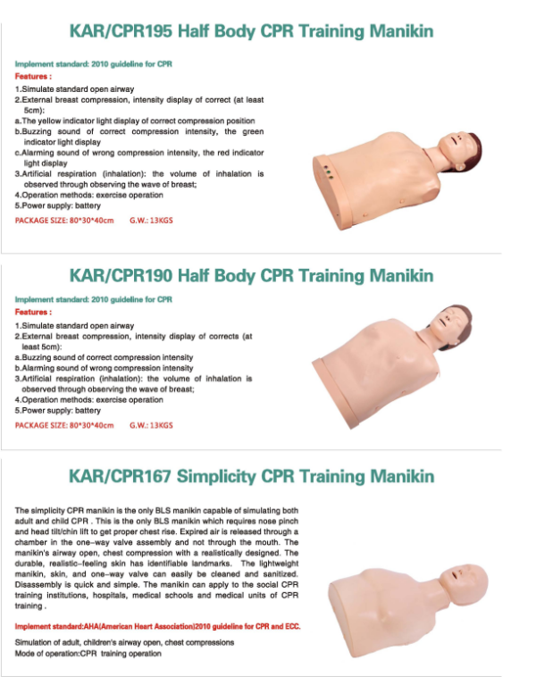 Half body CPR training Manikin – Altibia World Store